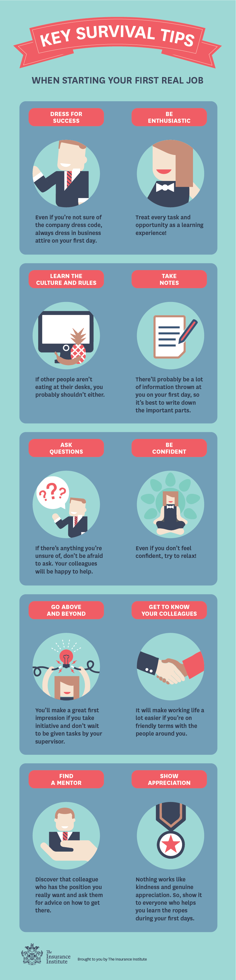 Key tips for starting your first job