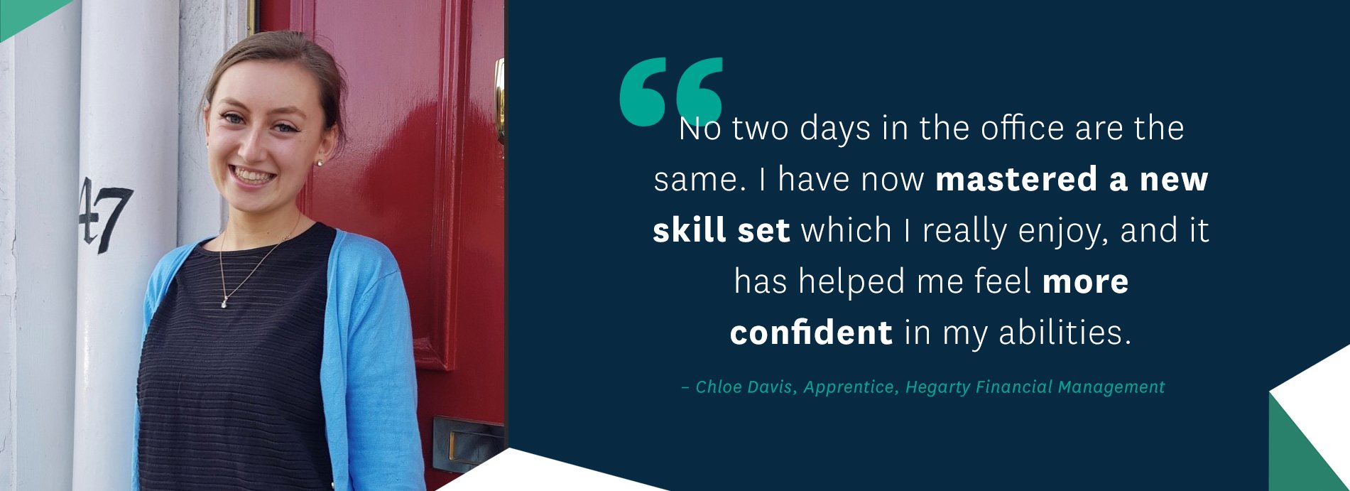 A Day In The Life With Apprentice Chloe Davis Insurance Practitioner Apprentice With Hegarty